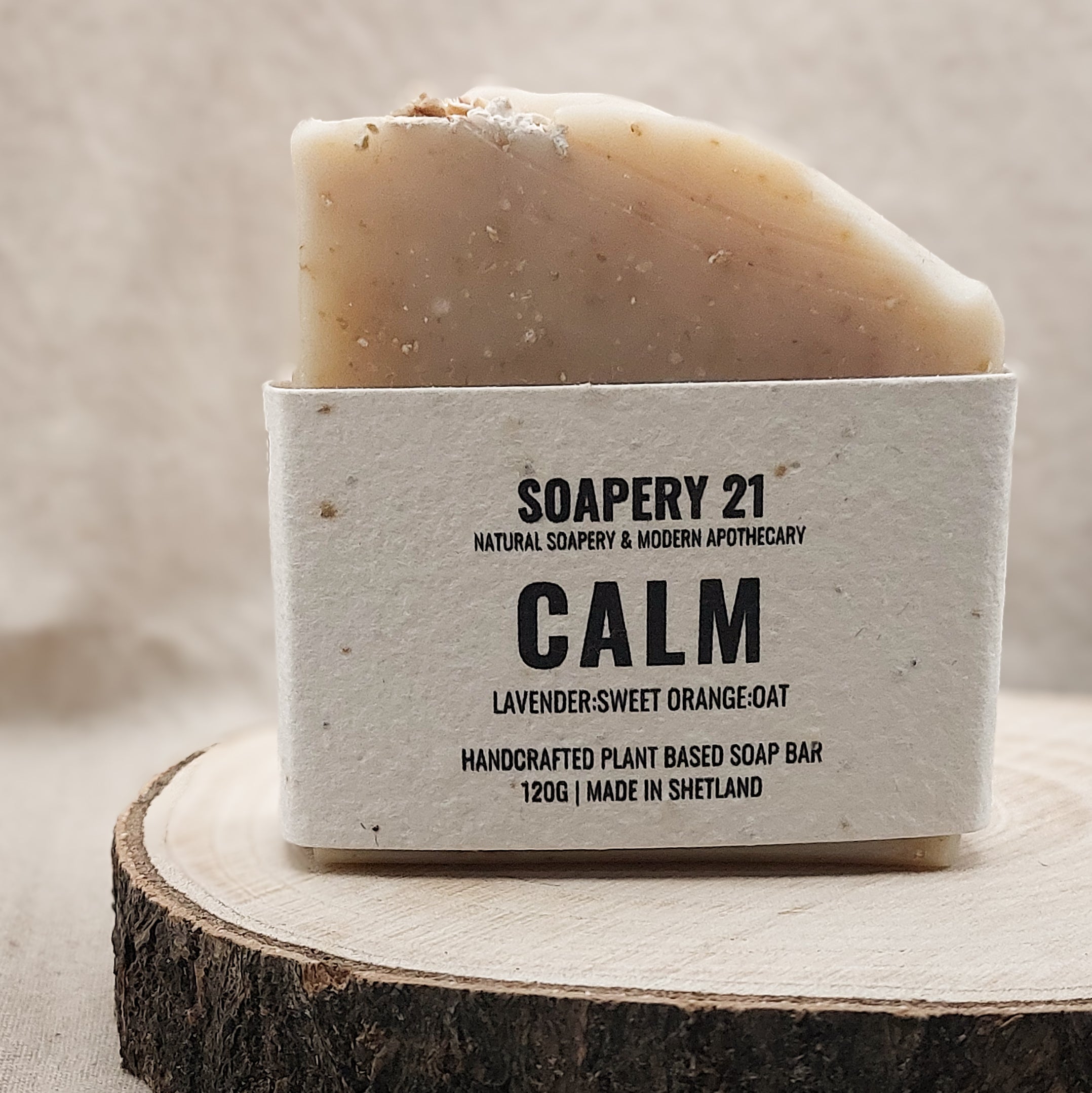 CALM Soap Bar | Soothing Lavender, Sweet Orange & Oat – Soapery 21